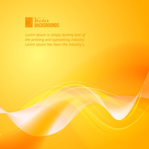 Colorful smooth light lines Royalty Free Vector Image