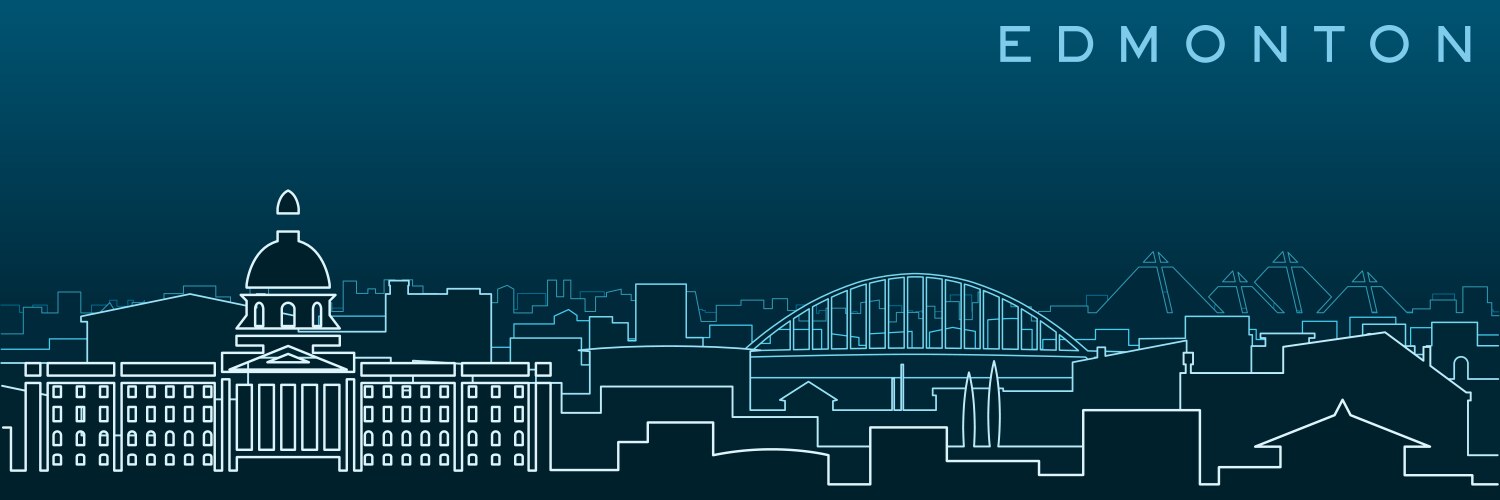 Edmonton skyline Vector Images & Graphics for Commercial Use | VectorStock