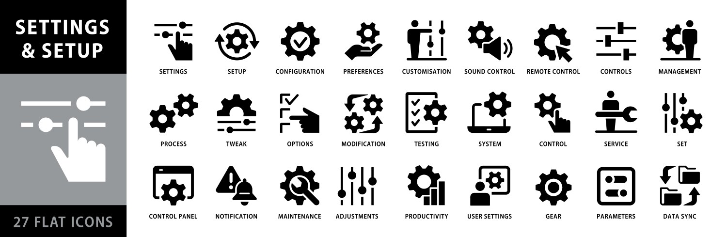 It Service Management Icons Vector Images (over 100,000)