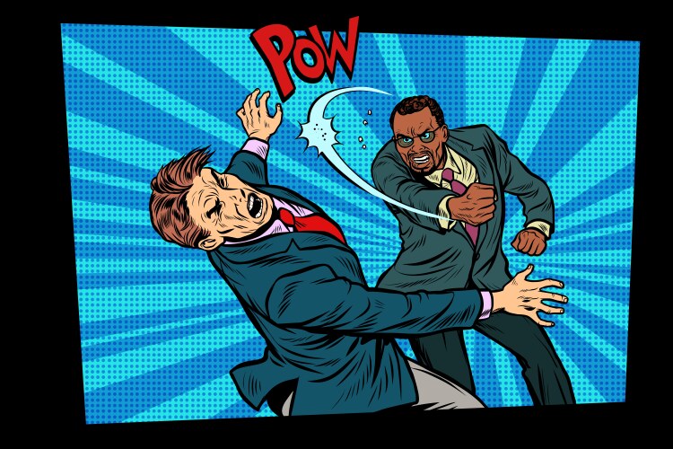 Two People Fighting Vector Images (over 2,600)