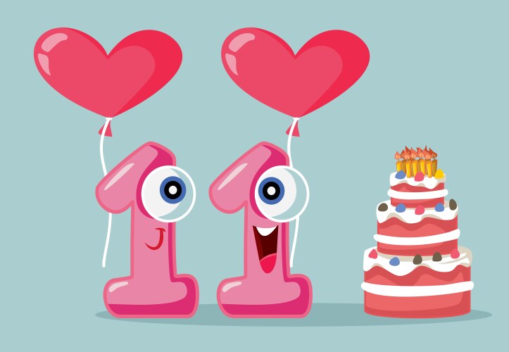 11th Year Anniversary Vector Images (over 970)