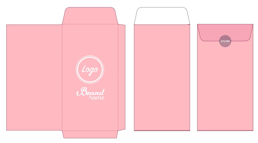 Envelope Die Cut Template Vector Images (over 2,400)