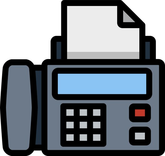 Fax icon Royalty Free Vector Image - VectorStock