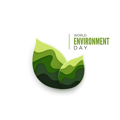 World environment day concept background Vector Image