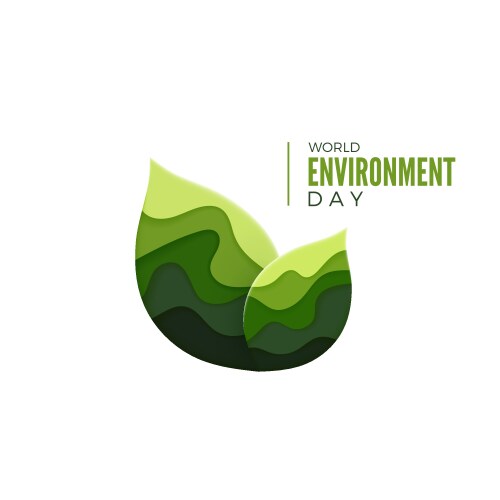 World environment day concept background Vector Image
