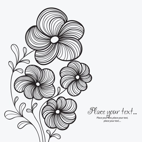 Hello card design Royalty Free Vector Image - VectorStock