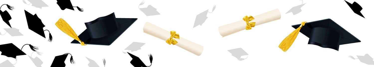 Gold emblem class on white background graduate Vector Image