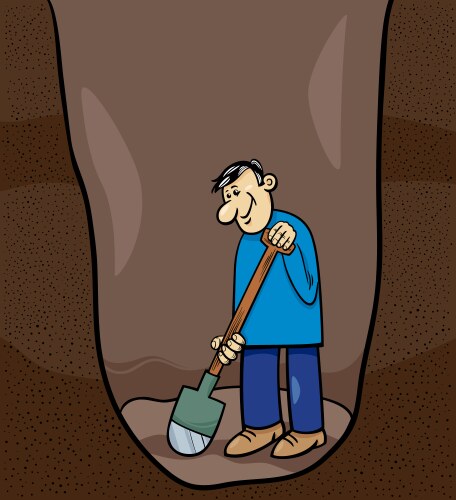 Cartoon Digging Hole Vector Images (over 770)