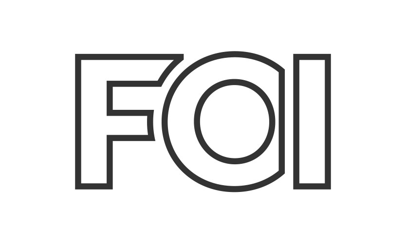 Fal logo design template with strong and modern Vector Image