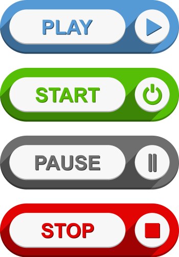 Pause Play Stop Vector Images (over 9,200)