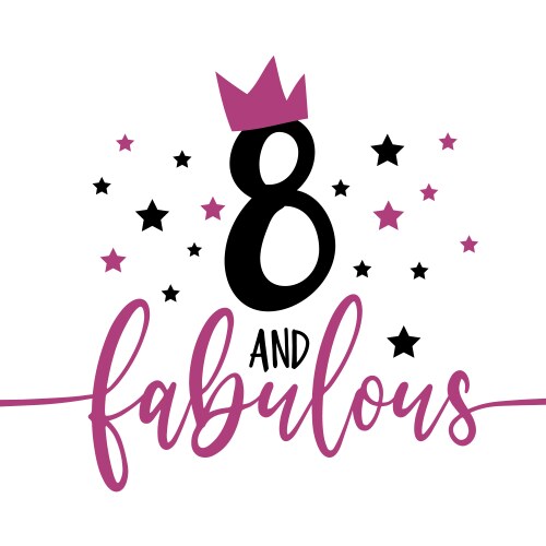 8th Birthday Cake Vector Images (19)