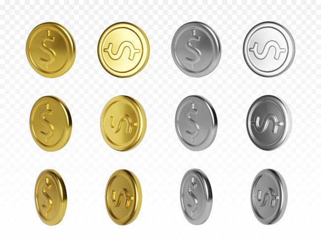 Coin Sprite Vector Images (over 840)