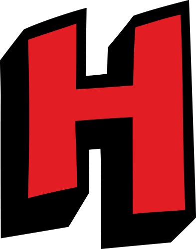 Letter h cartoon Vector Images & Graphics for Commercial Use | VectorStock