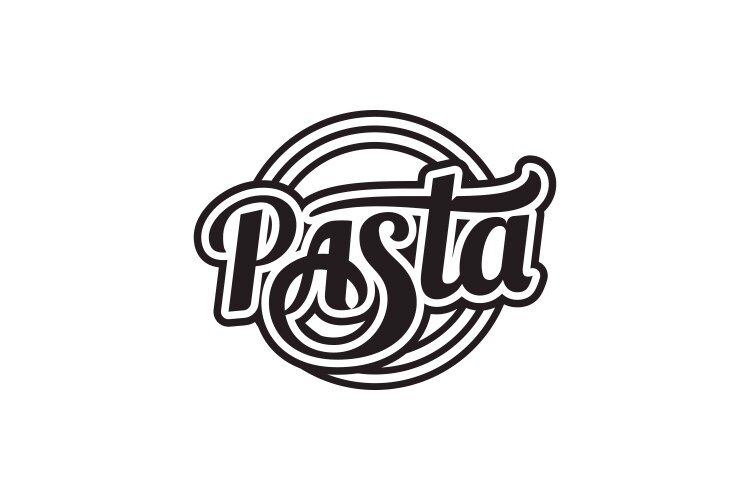 Pasta Vector Black