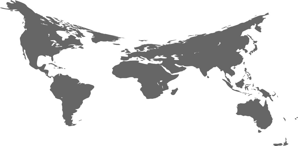 Earth map Royalty Free Vector Image - VectorStock