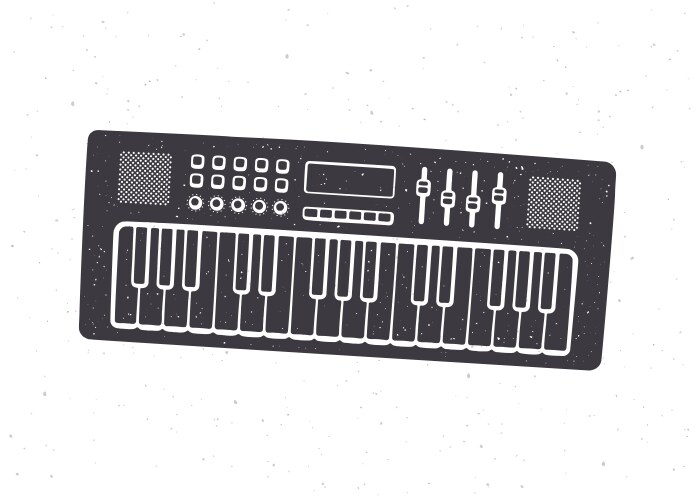 Piano Keyboard Silhouette Vector Images (over 2,000)