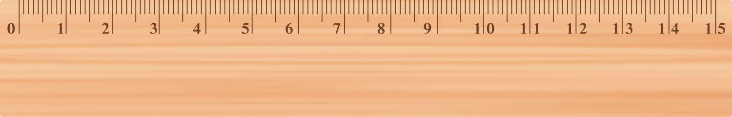 Wooden ruler Royalty Free Vector Image - VectorStock