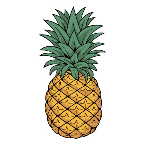 Pineapple Clipart Black and White Vector Images (over 410)