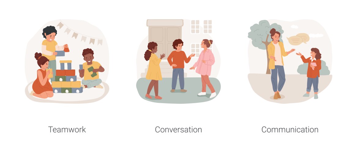 Communication cartoon Royalty Free Vector Image