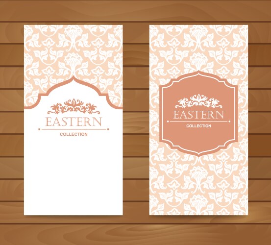 Vintage card design for greeting Royalty Free Vector Image