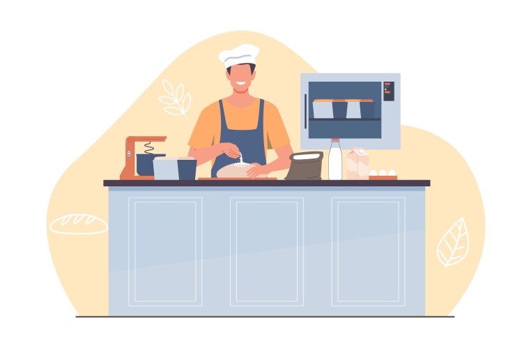 Bread Making Vector Images (over 1,700)