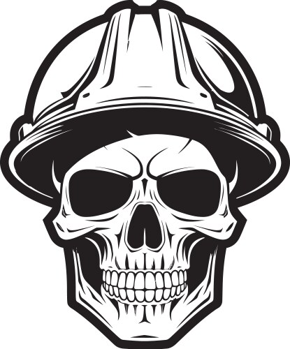 Construction Worker Skull Vector Images (over 660)