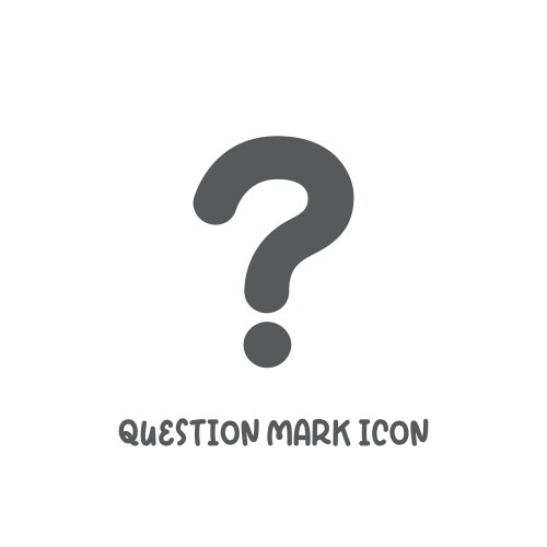 Question mark icon set Royalty Free Vector Image