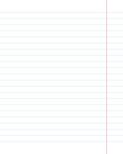 School notebook paper sheet exercise book page Vector Image