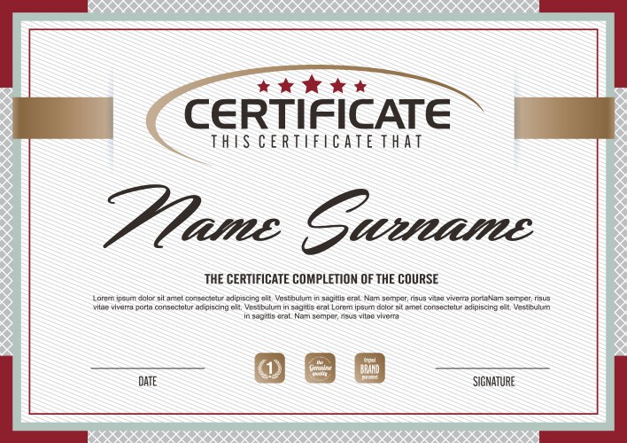 Certificate Vector Images (over 340,000)