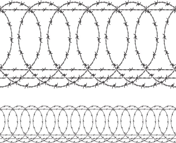 Barbed wire Royalty Free Vector Image - VectorStock