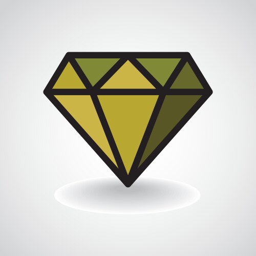 Shiny diamond Royalty Free Vector Image - VectorStock