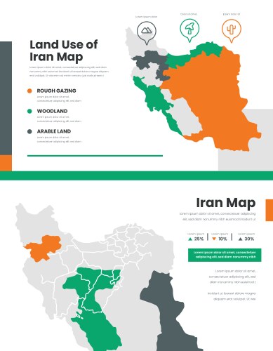 Linear infographic map of italy Royalty Free Vector Image