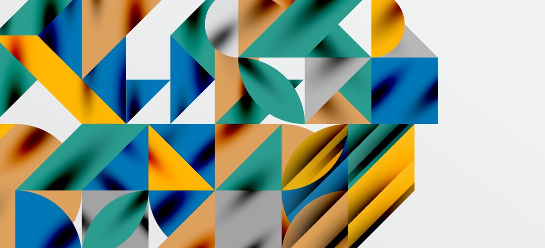 Geometric neo patterns abstract background Vector Image