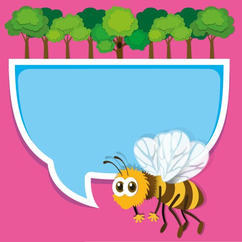 Bee border Vector Images & Graphics for Commercial Use | VectorStock