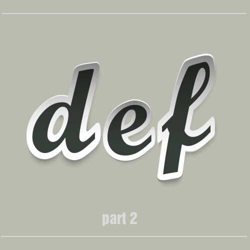 Paper uppercase alphabet with shadows Royalty Free Vector