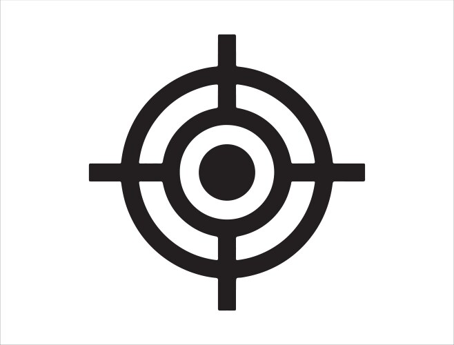 Human eye icon symbol eyes silhouette Royalty Free Vector