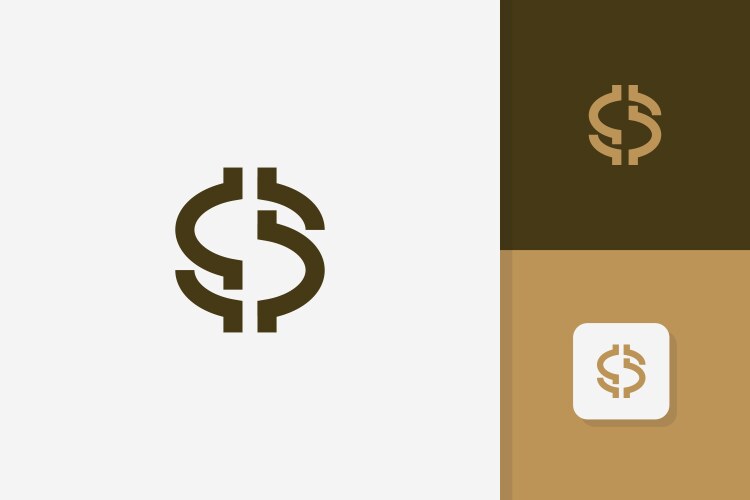 Triangular letter s logo design template Vector Image