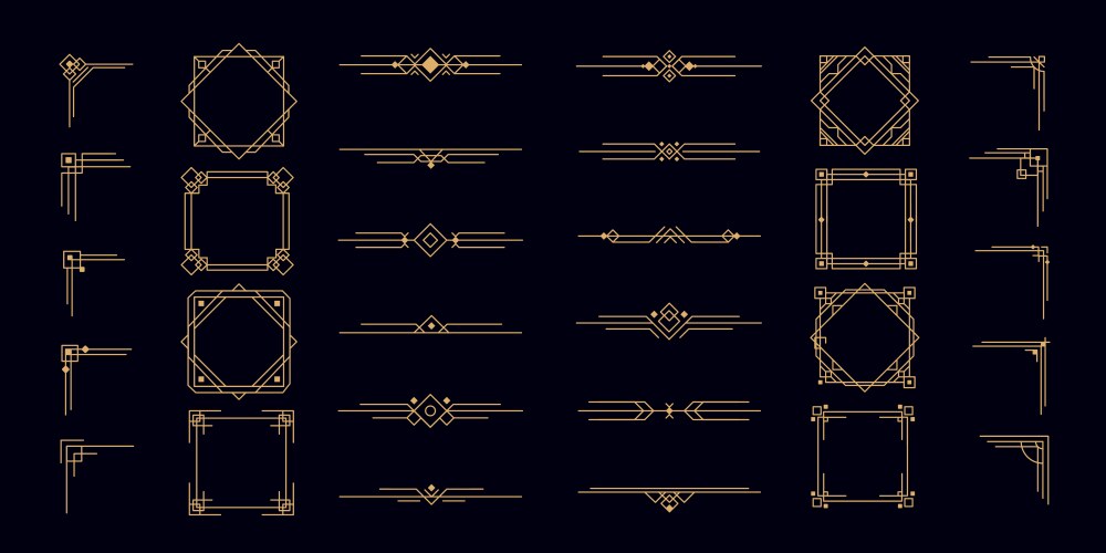 Geometric Border Vector Images (over 200,000)