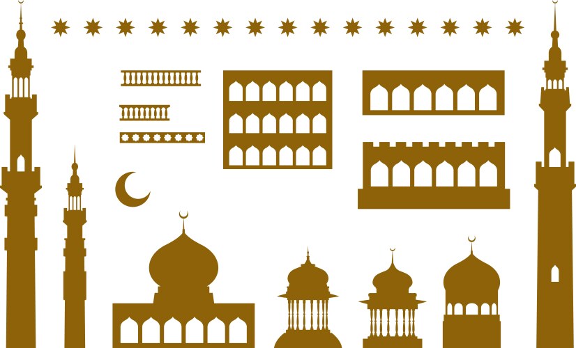 Islamic mosque Royalty Free Vector Image - VectorStock