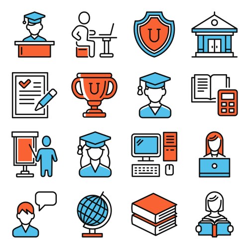 Education Icons Black and White Vector Images (over 340,000)