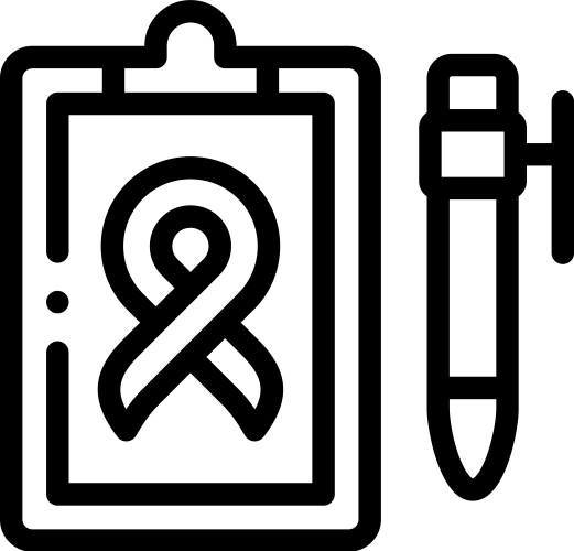 Awareness day icon thin linear style design Vector Image