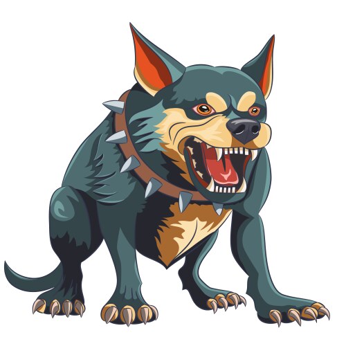 Aggressive Dog Vector Images (over 3,300)