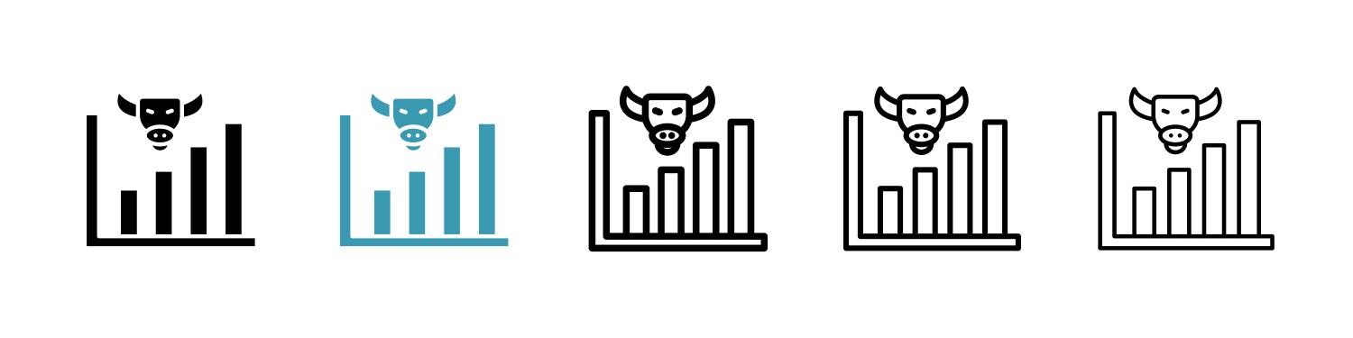 Stock Market Bull Logos Vector Images (over 680)