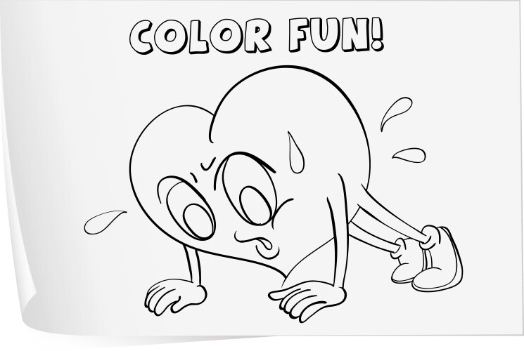 Heart failure awareness week Royalty Free Vector Image