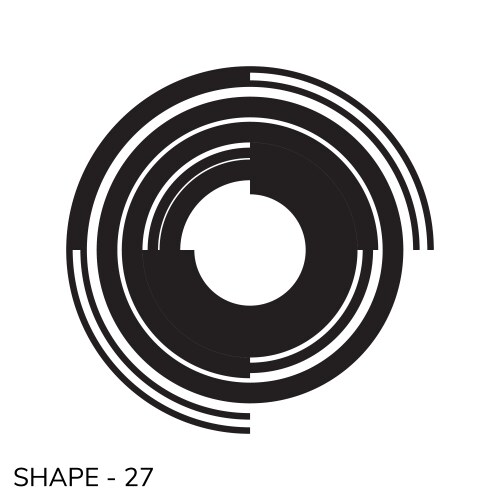 Simple geometric shape Royalty Free Vector Image