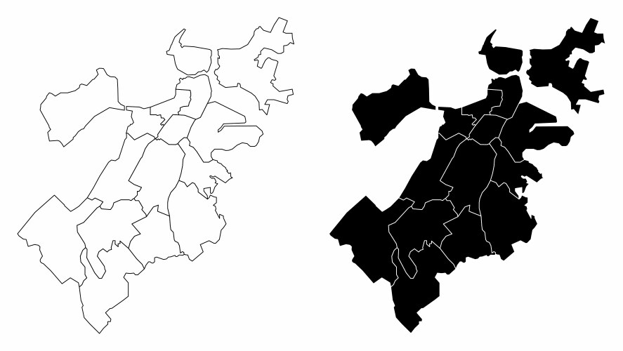 Boston Map Vector Images (over 440)