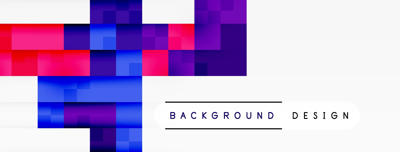 Colorful red white and blue checkered pattern Vector Image