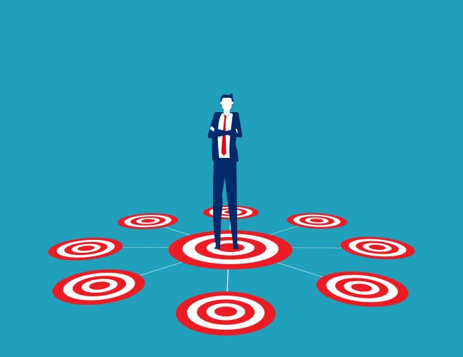 Multilevel marketing mlm artwork depicts business Vector Image