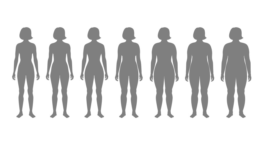 Chubby Girl Silhouette Vector Images Over 170