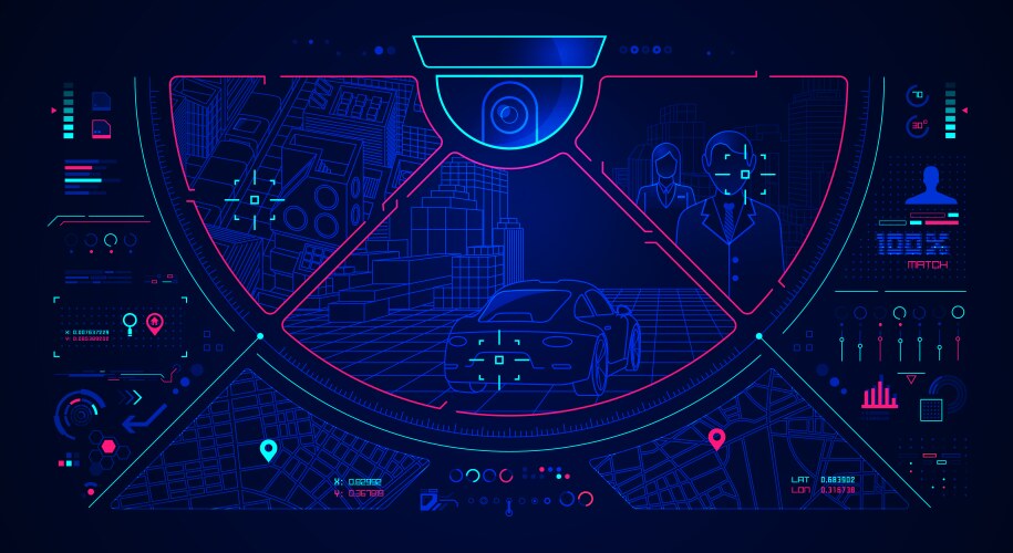 Satellite radar Royalty Free Vector Image - VectorStock